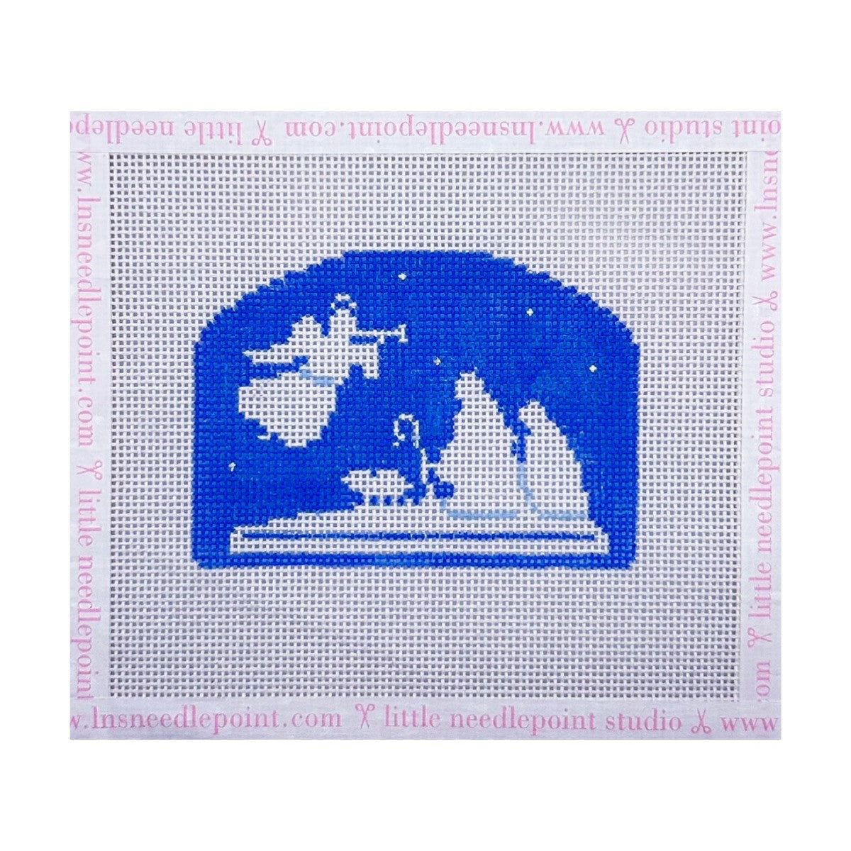 Blue & White Nativity - Shepherd – Little Needlepoint Studio